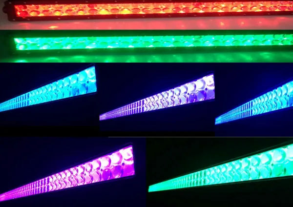 14" LED COLOR CHANGING LIGHT BAR – MILLAR LIGHT BARS - FX WHIPS, LLC