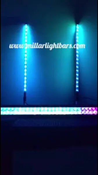 32" DOUBLE ROW STACK/CHASE RGB LIGHT BAR – MILLAR LIGHT BARS - FX WHIPS ...